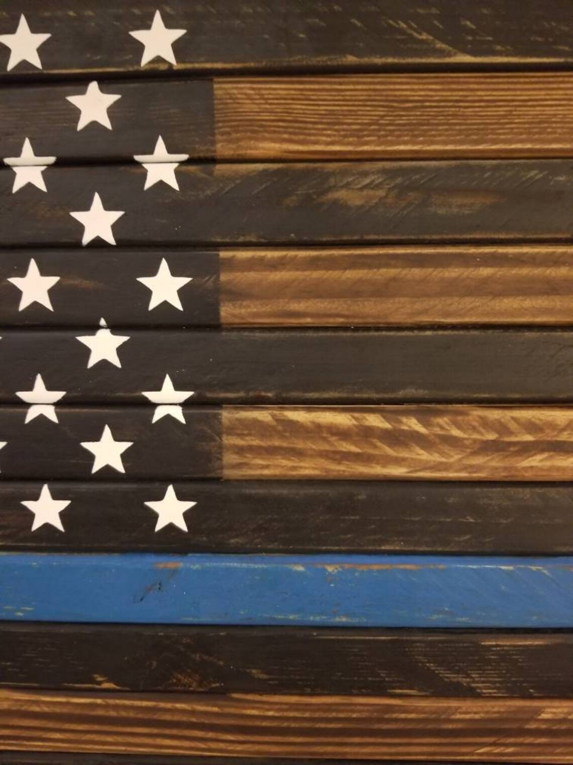 Thin Blue Line Flag / Home Decor / Wall Hanging / Police Flag - Etsy