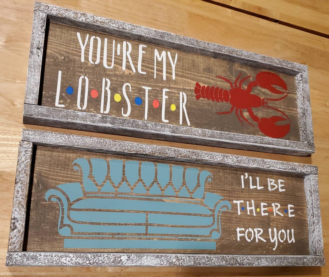 TV Show Friends Sign / Friends Wooden Sign /you're My - Etsy