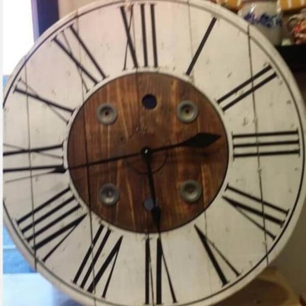 Spool Clock - Etsy
