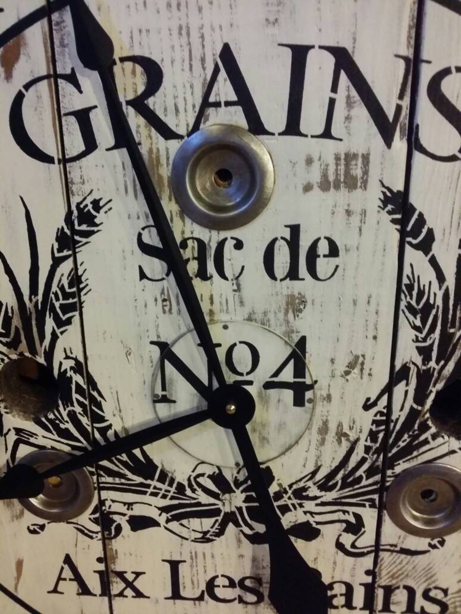 32 Inch Shabby Chic Wire Spool Wall Clock / Wall Decor / - Etsy