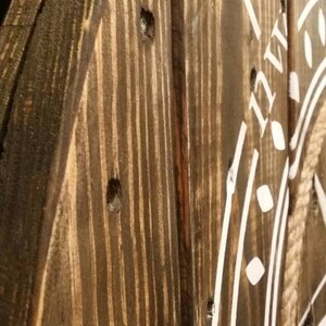 Nautical 32 Inch Wooden Wire Spool Clock / Housewarming Gift/ Rustic ...