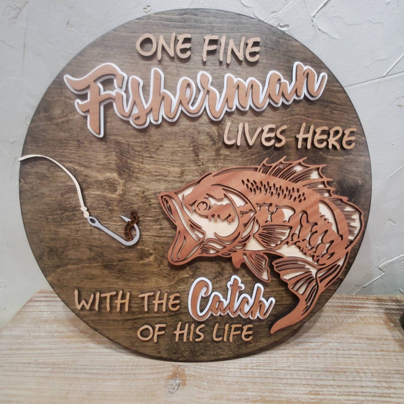 One Fine Fisherman SVG/ Glowforge - Etsy