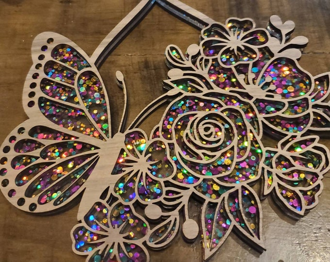 Glowforge Flower Moon Phase Svg - Etsy