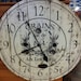 32 Inch Shabby Chic Wire Spool Wall Clock / Wall Decor / Housewarming ...