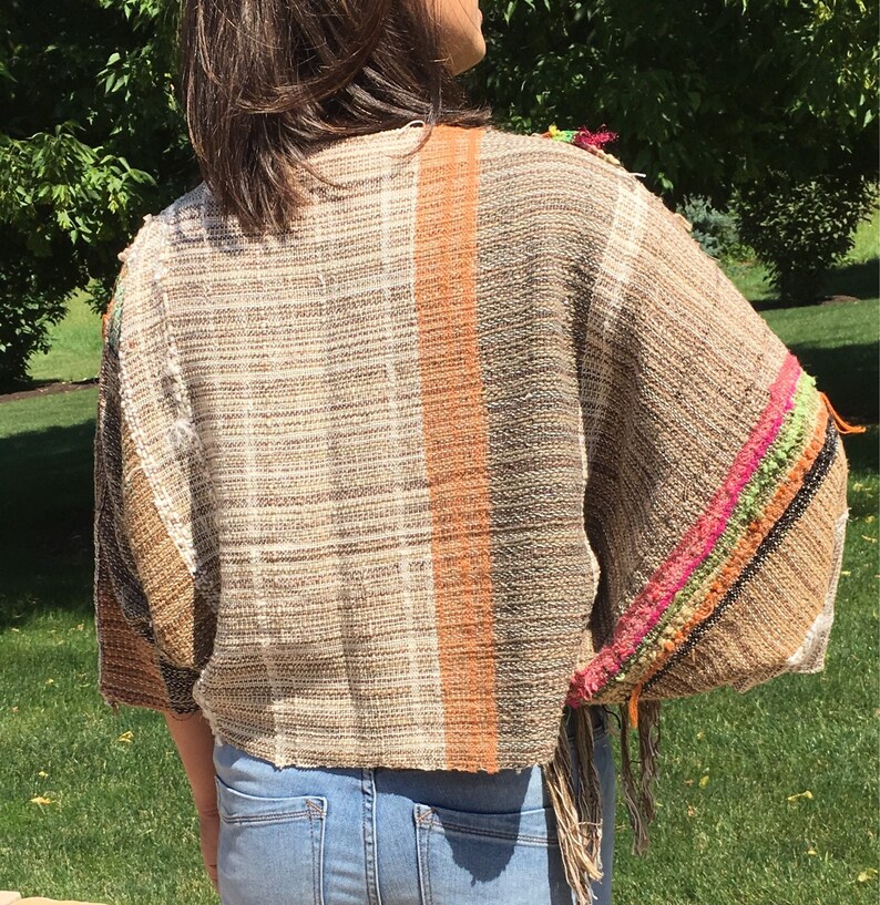 Saori Hand Woven Top - Etsy