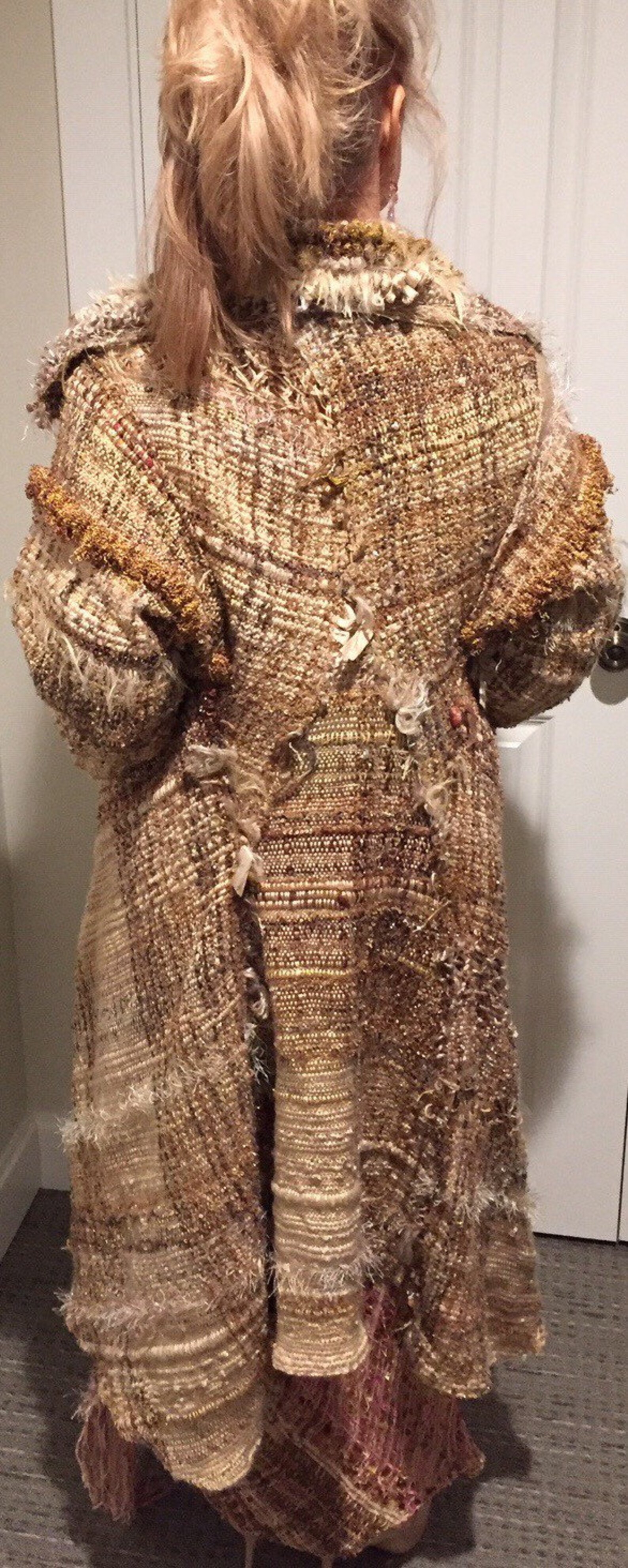 Hand Woven Fashion Coat - Etsy