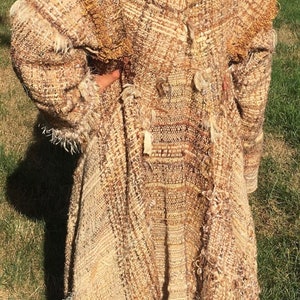 Hand Woven Fashion Coat - Etsy