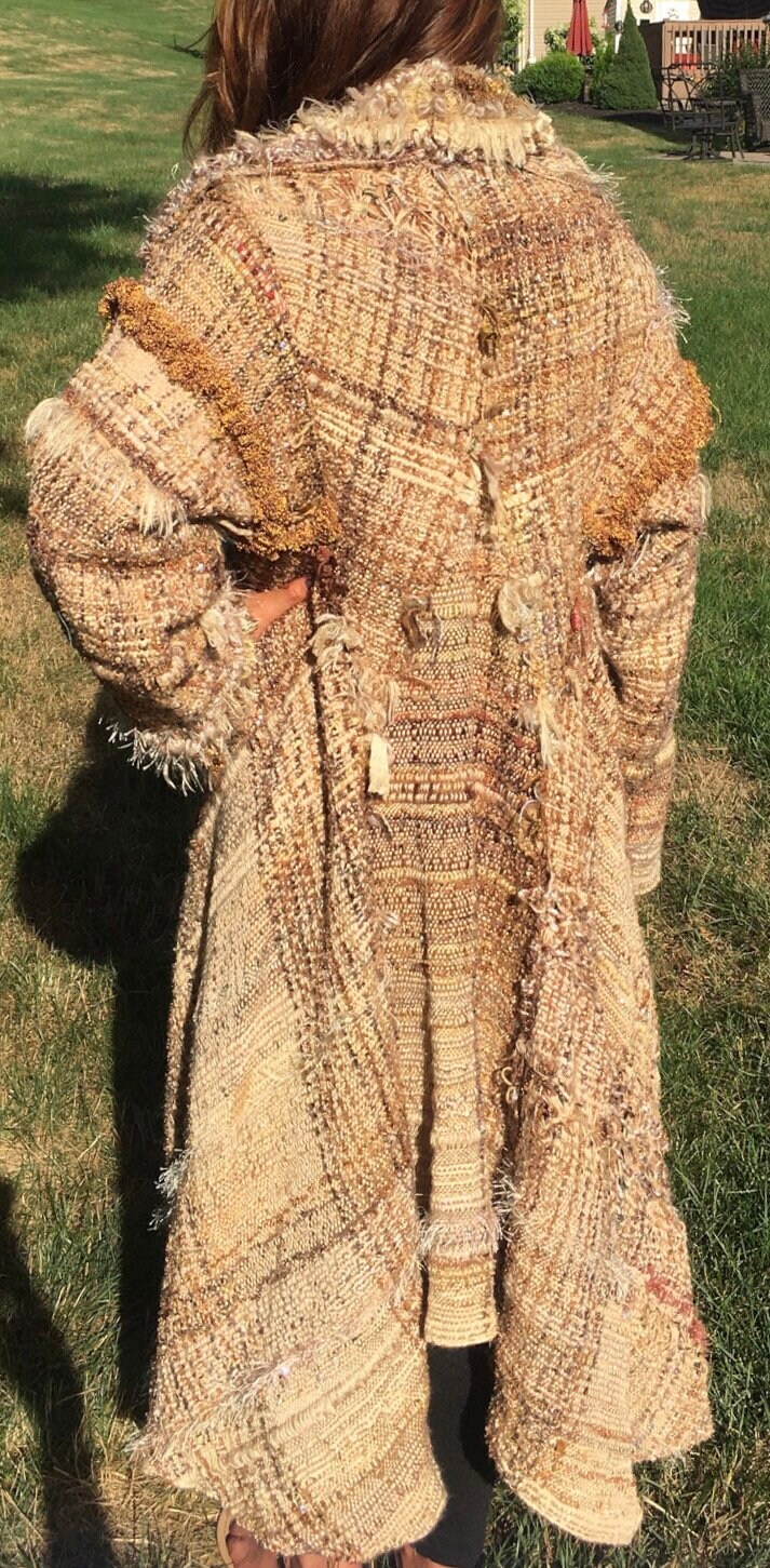 Hand Woven Fashion Coat - Etsy