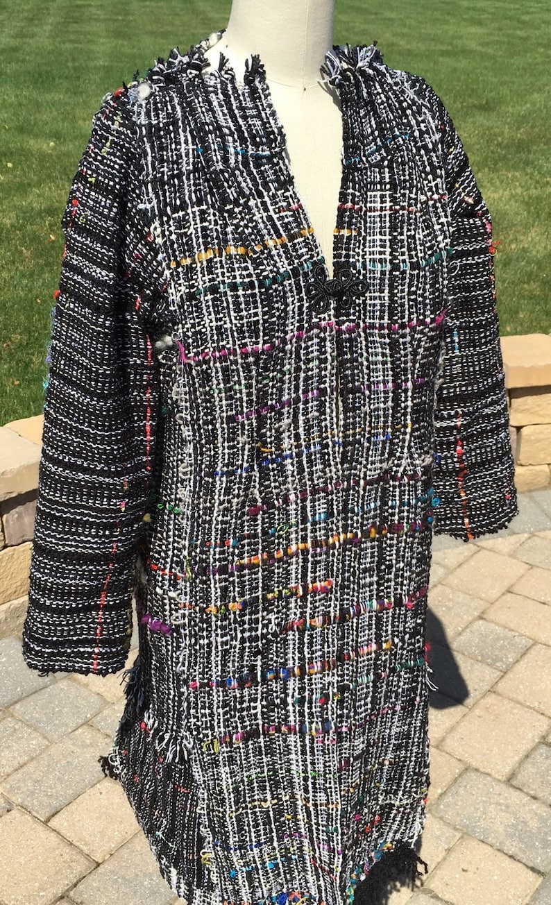 Hand Woven Duster Coat - Etsy