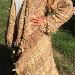 Hand Woven Fashion Coat - Etsy