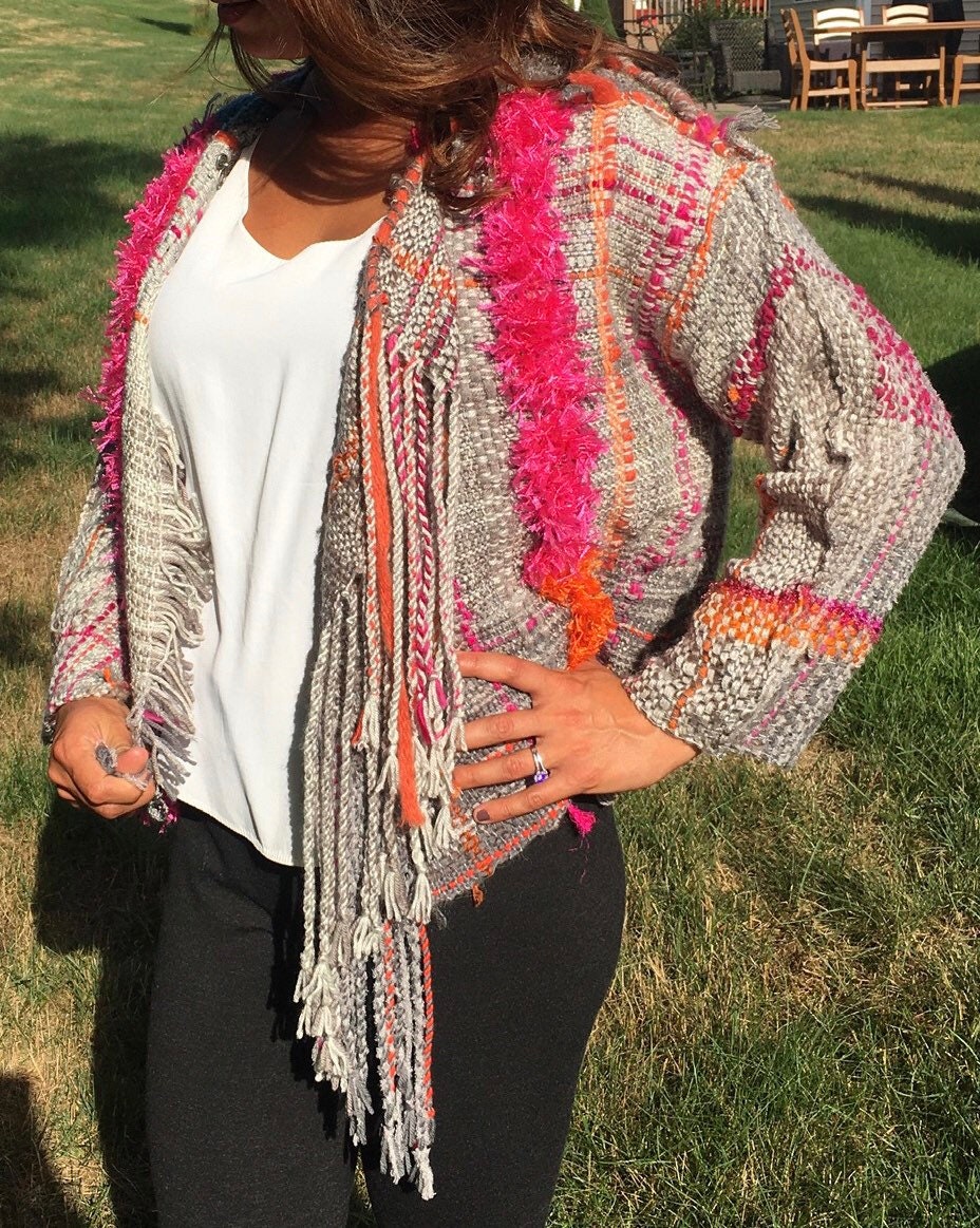 Hand Woven Sweater - Etsy