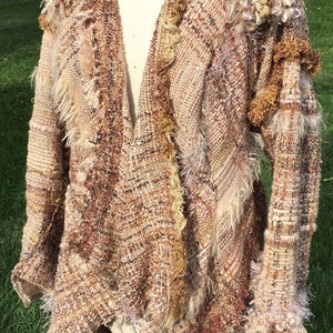Hand Woven Fashion Coat - Etsy