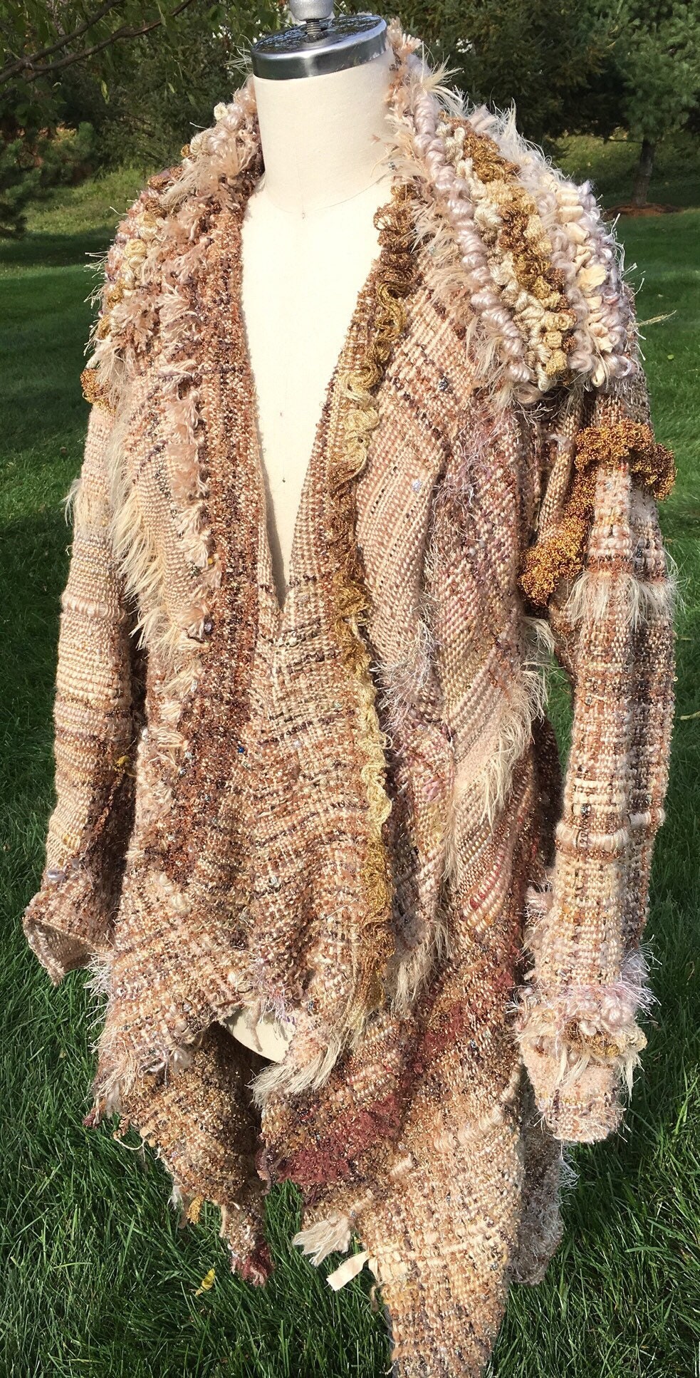 Hand Woven Fashion Coat - Etsy