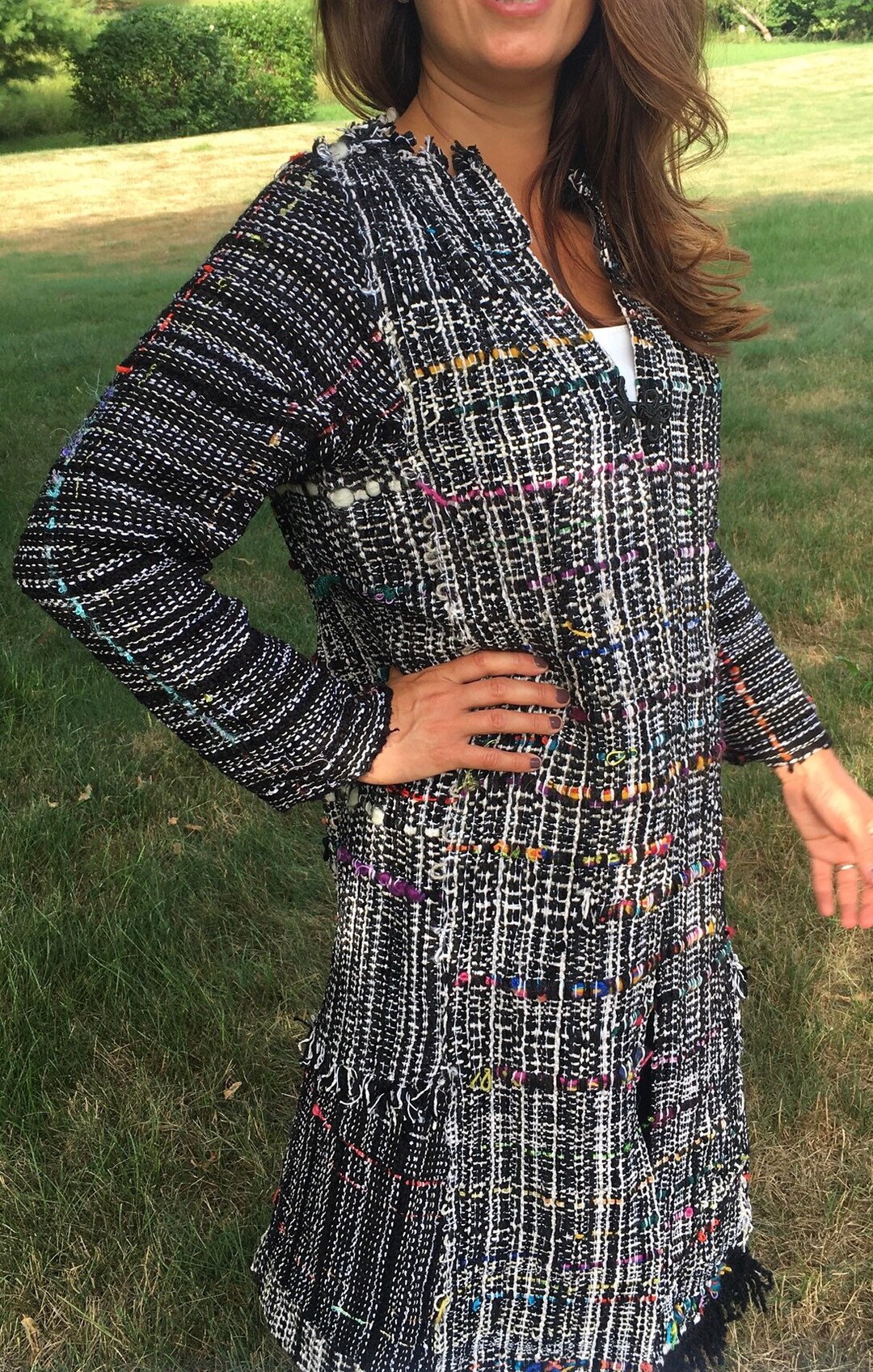 Hand Woven Duster Coat - Etsy