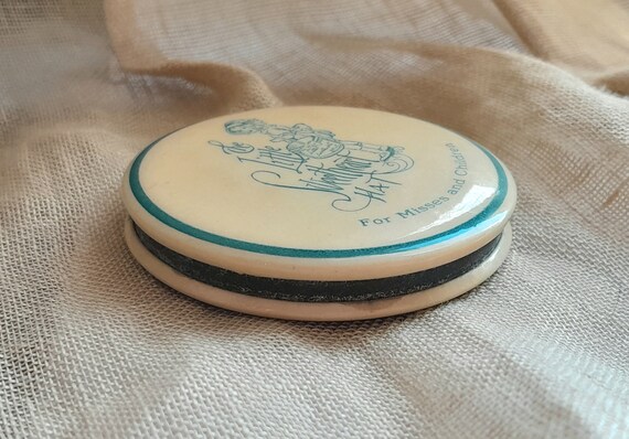 Antique Celluloid Childs Advertising Powder Compact b… - Gem