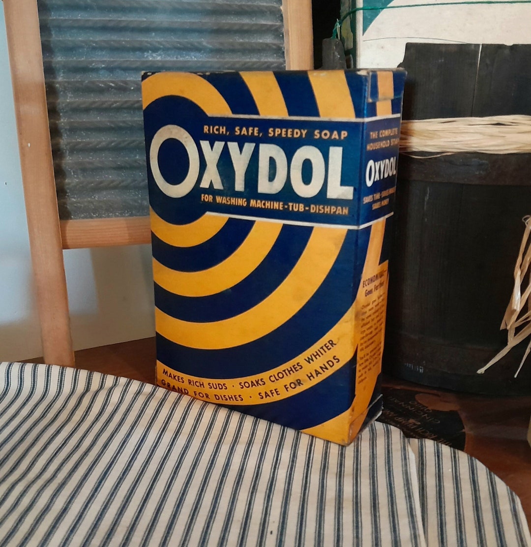 Vintage 1940's Oxydol Laundry Soap Box - Etsy