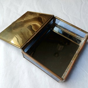 Angel Trinket Box Vermont Artist Thomas Cathey Stained Glass & Mirror ...