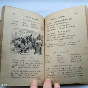 1878 Appleton's Second Reader/ School Reader - Etsy