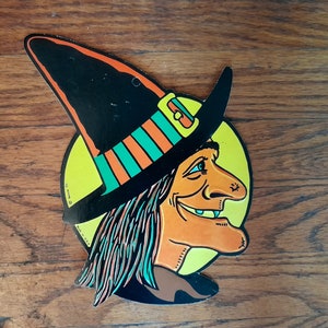 Vintage Beistle Co. Die Cut Halloween Witch - Etsy