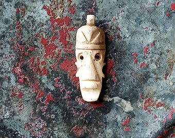Carved Bone Mask - Etsy