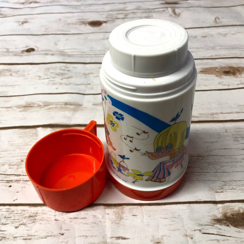 Vintage Hippie Aladdin Flask 70s Flower Power Hippy Drink | Etsy