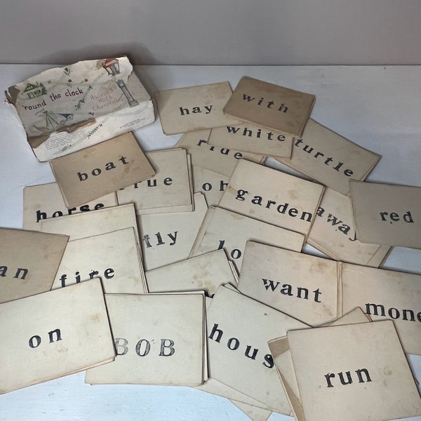 Vintage Flashcards - Etsy