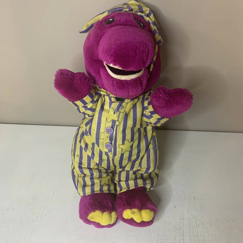 Vintage Barney the Dinosaur Pjs Bedtime Pajamas Plush Toy 90s | Etsy Vintage Barney the Dinosaur Pjs Bedtime Pajamas Plush Toy 90s | Etsy