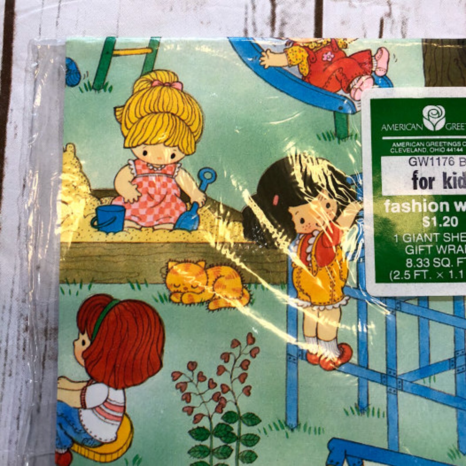 Vintage Gift Wrap 70s Wrapping Paper School Gift Wrap New - Etsy