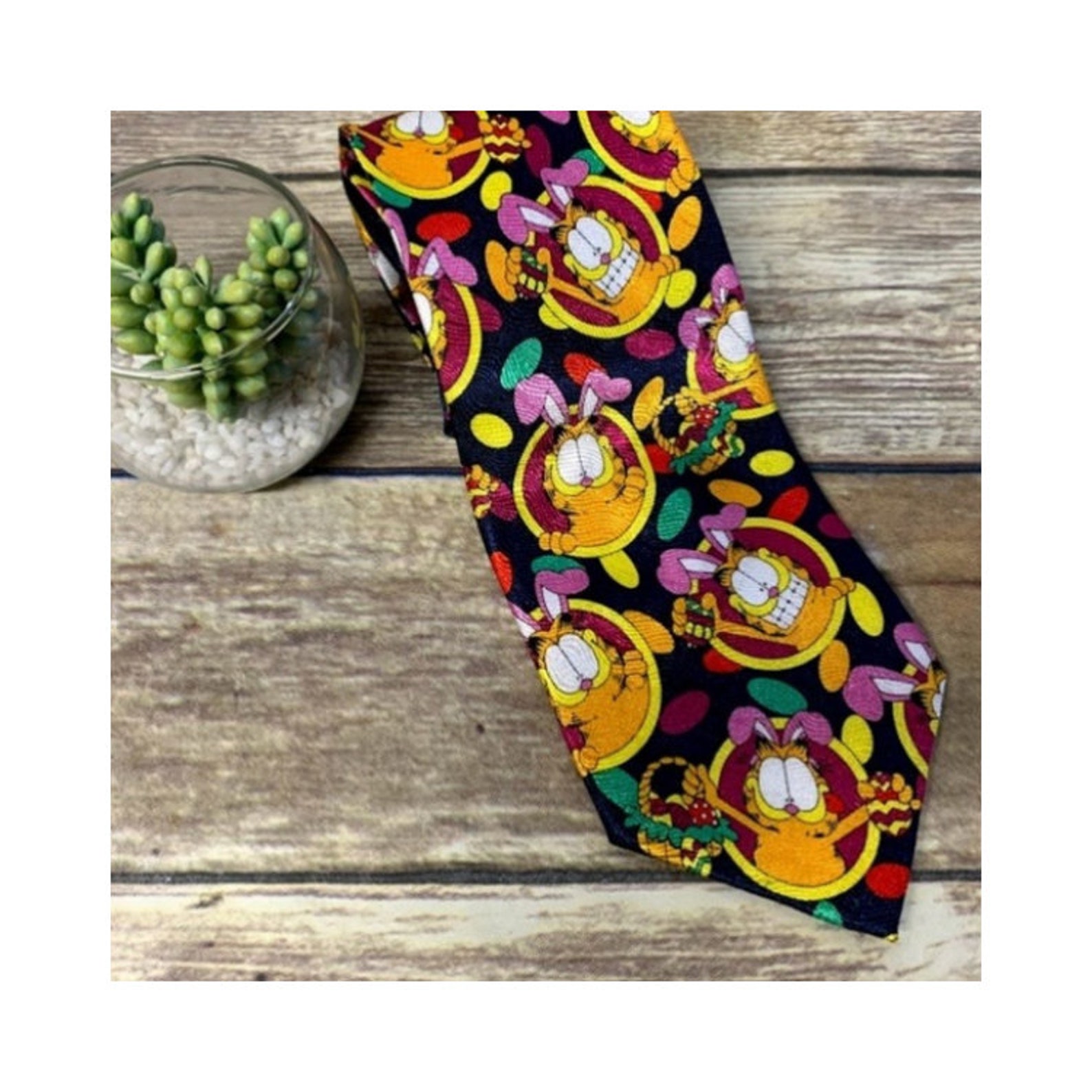 Vintage Garfield the Cat Necktie Vintage Garfield Easter | Etsy