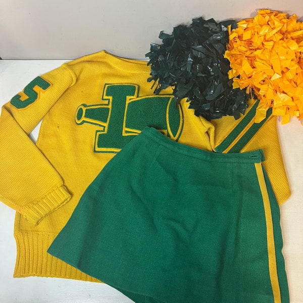 Green Cheerleader Outfit Women - Etsy