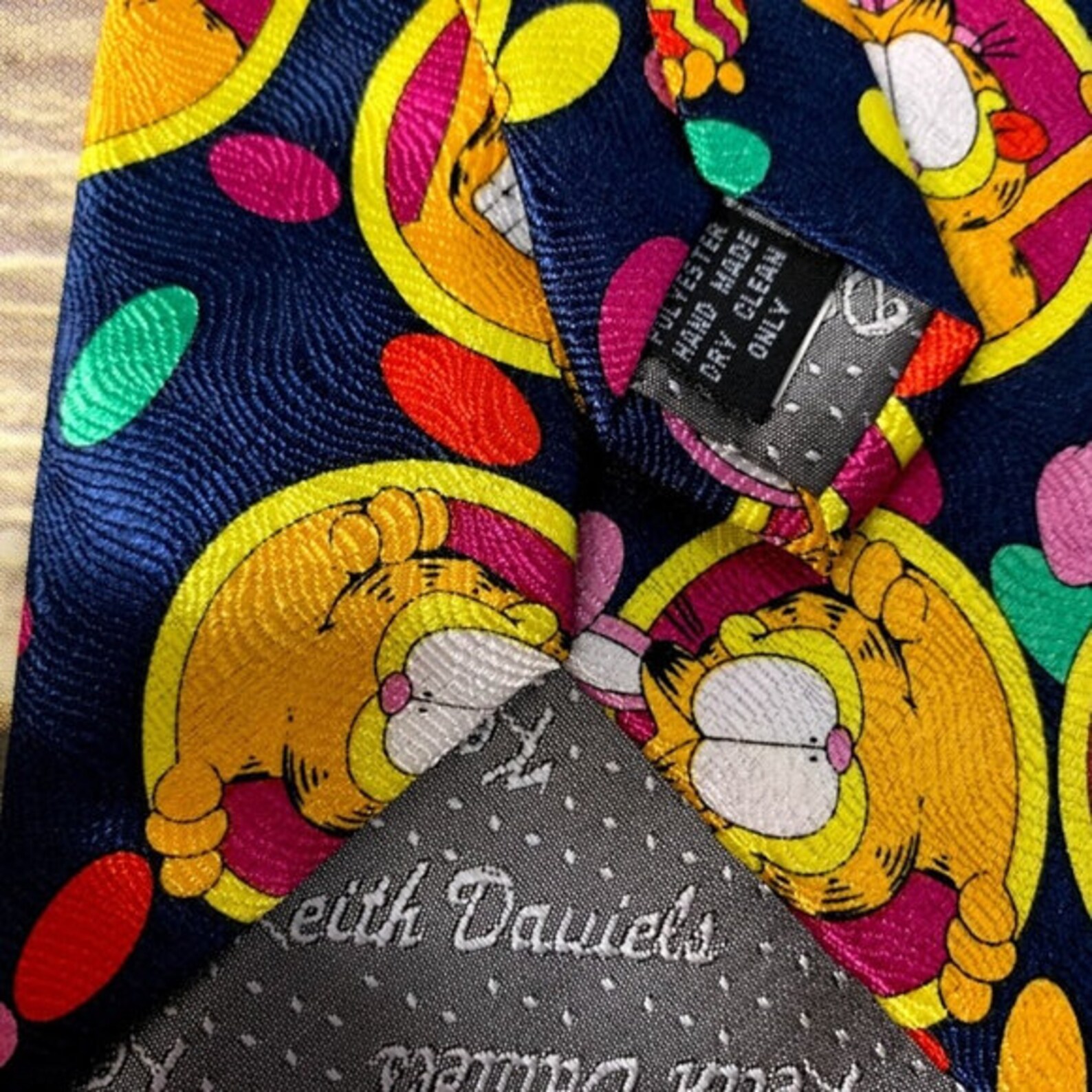 Vintage Garfield the Cat Necktie Vintage Garfield Easter | Etsy