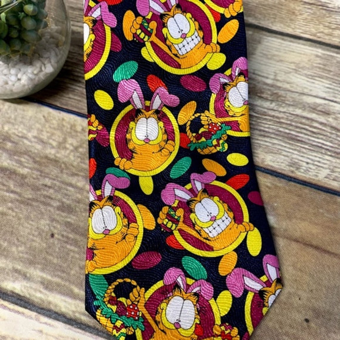 Vintage Garfield the Cat Necktie Vintage Garfield Easter | Etsy