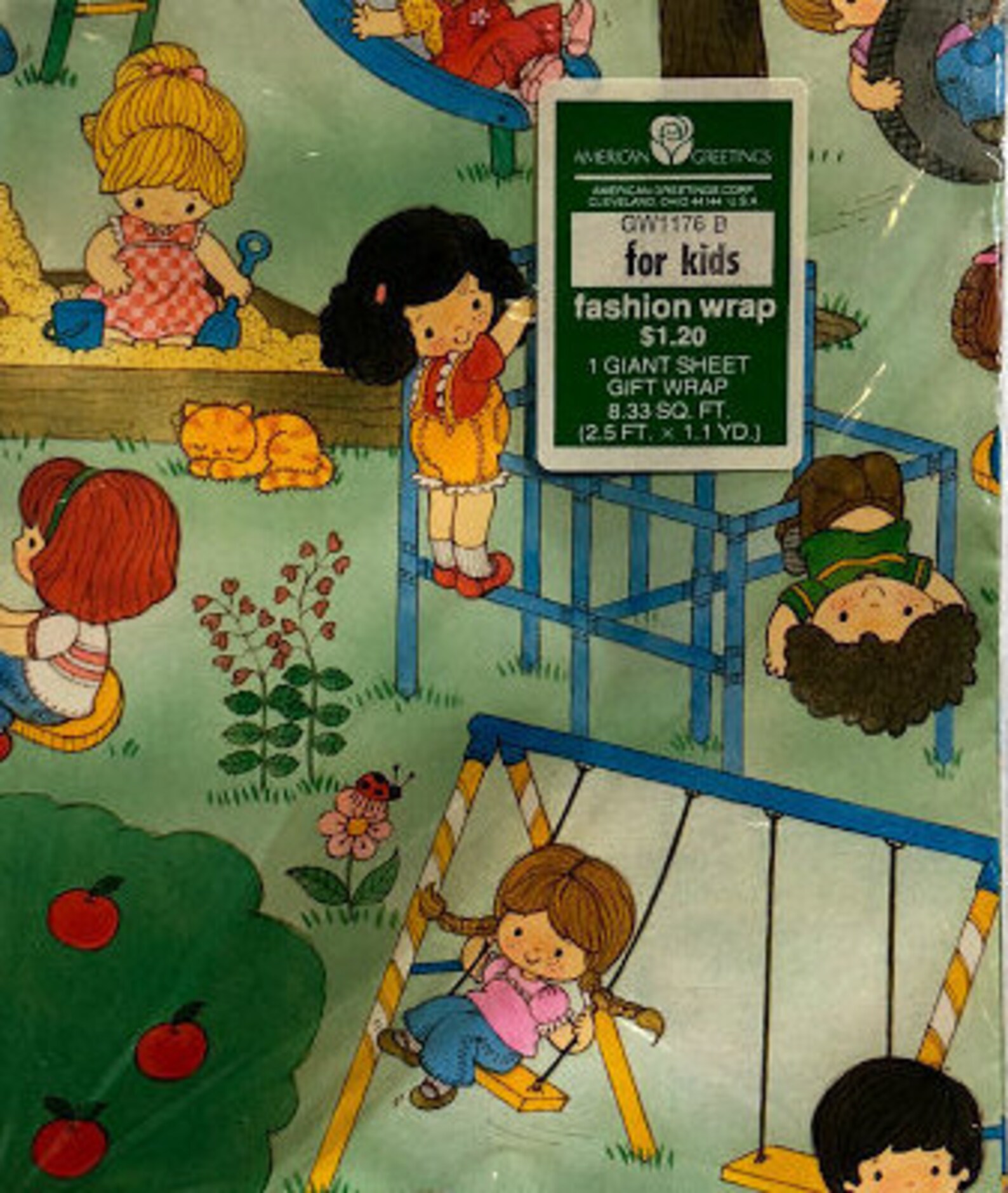 Vintage Gift Wrap 70s Wrapping Paper School Gift Wrap New - Etsy