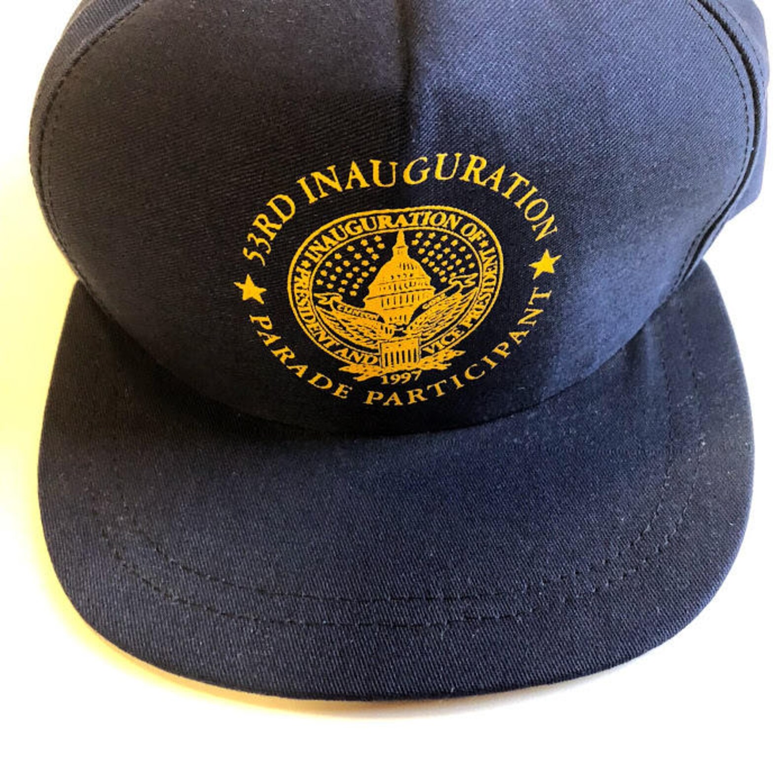 Vintage 53rd Inauguration Parade Participation Snapback Hat | Etsy