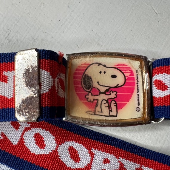 Rare Vintage Snoopy Peanuts 1950s Adjustable Elastic … - Gem