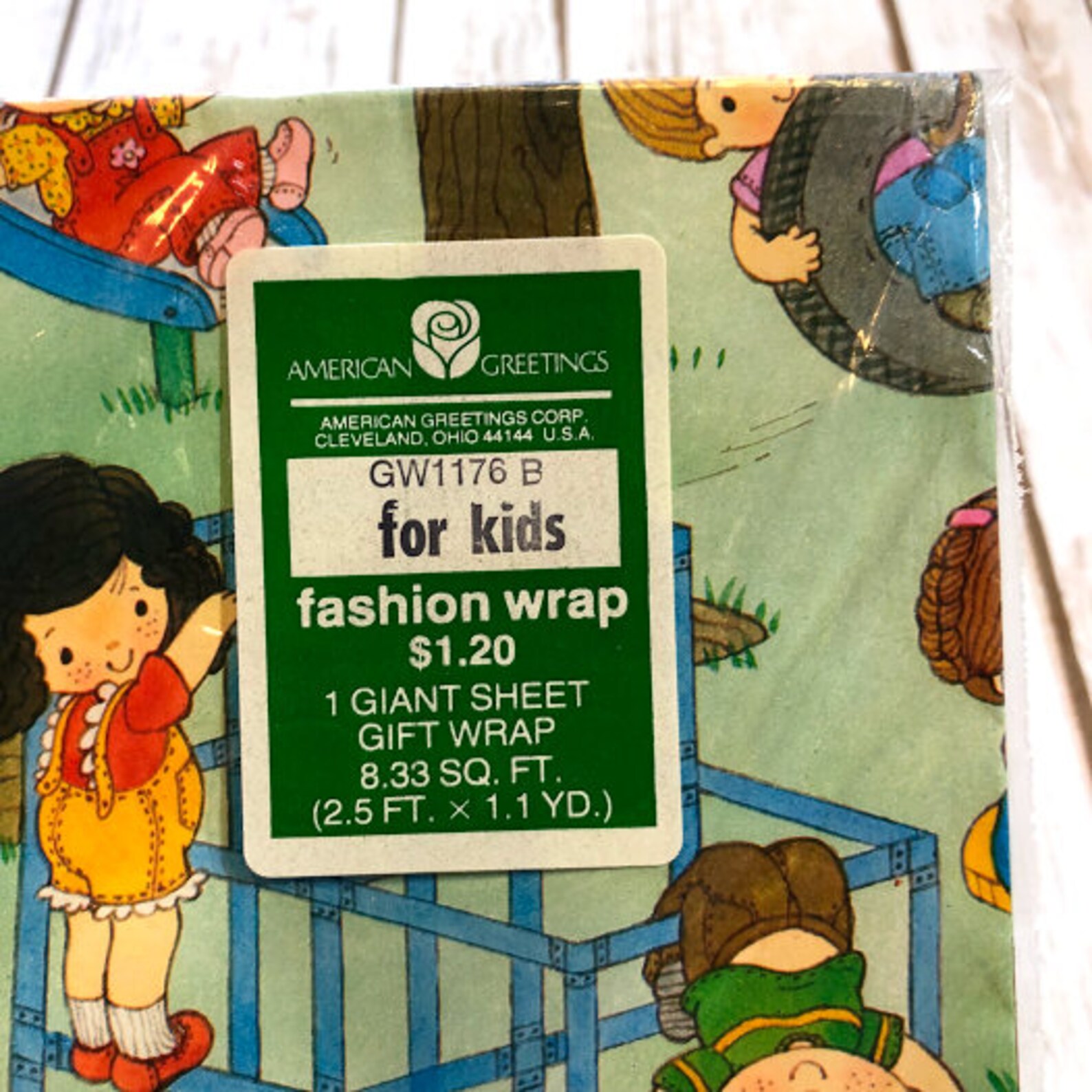 Vintage Gift Wrap 70s Wrapping Paper School Gift Wrap New - Etsy