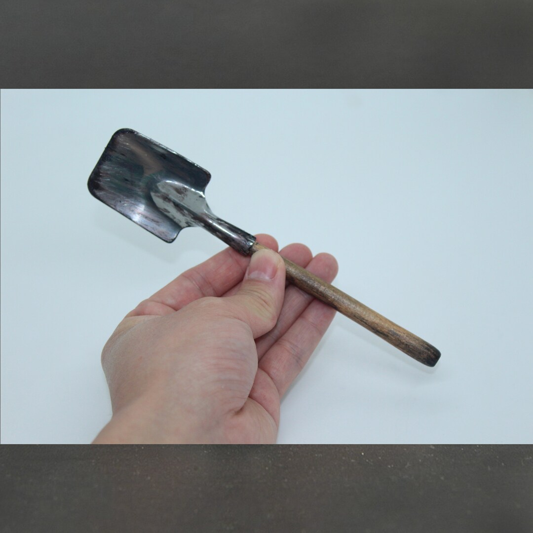 1:6 Scale Mini Spade Shovel Old Dirty Looking Handmade Model - Etsy