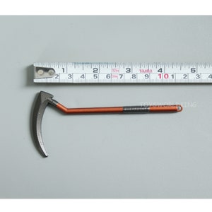 1/6 Scale Mini Sickle Scythe Metal Model Toy Fits 12 in Action Figures ...