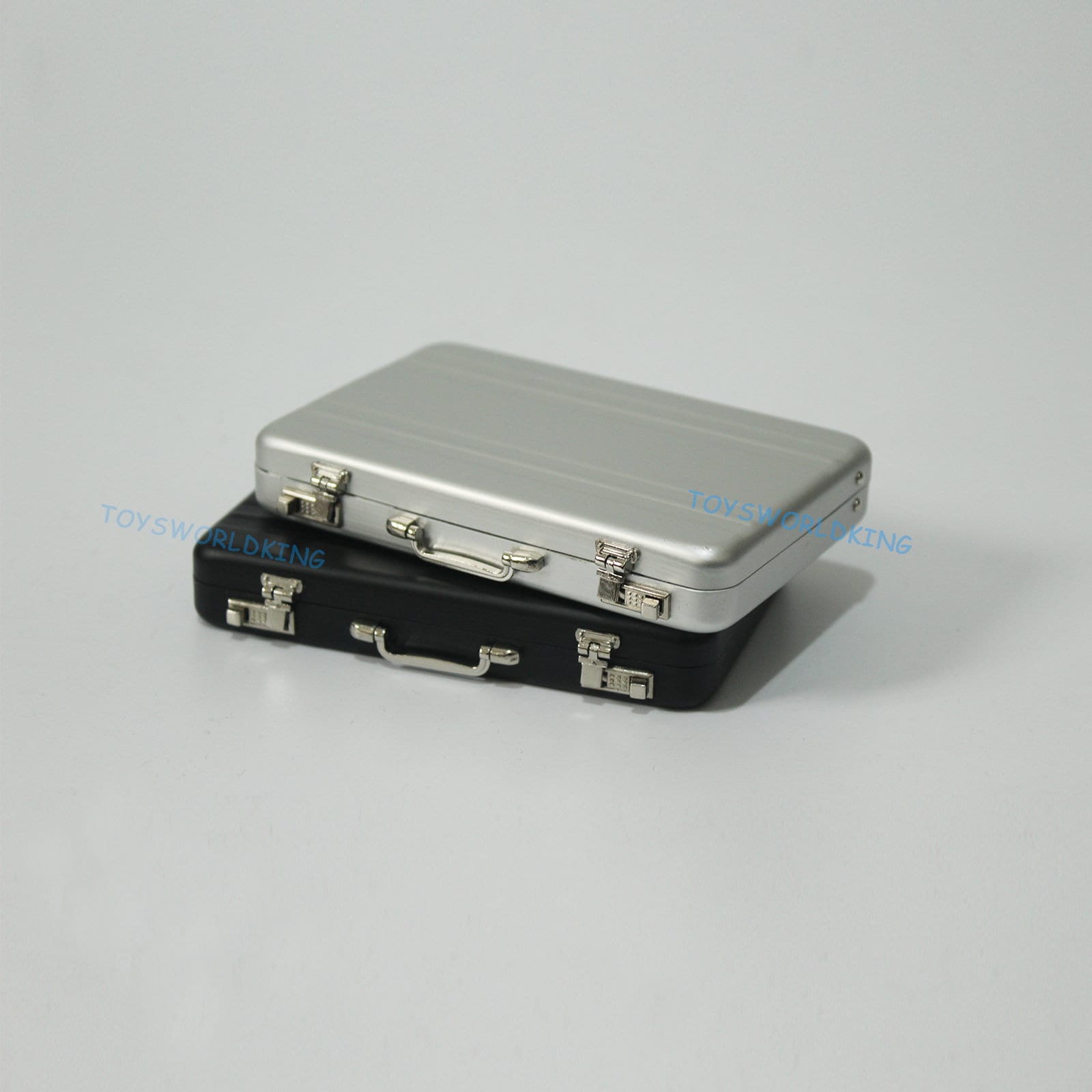 1:6 Scale Briefcase Silvery Metal Model Mini Toy for 12 - Etsy