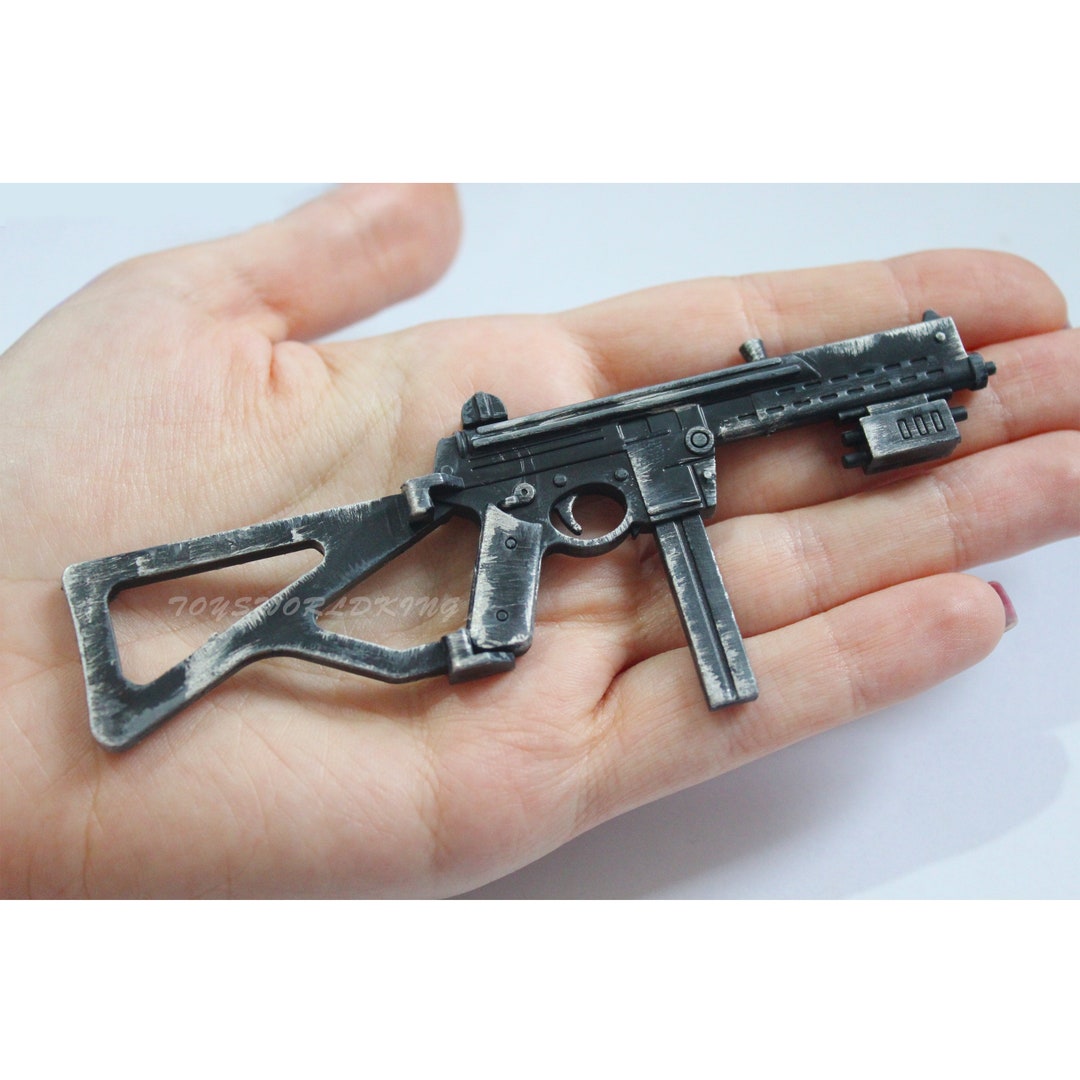 1/6 Scale Mini Walther Submachine Gun Model Toy for Doll Action Figure ...