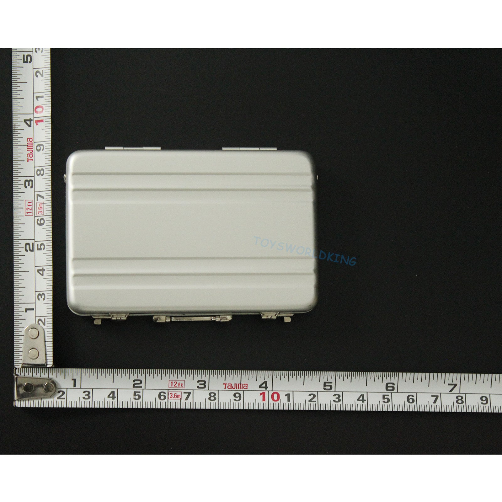1:6 Scale Briefcase Silvery Metal Model Mini Toy for 12 - Etsy