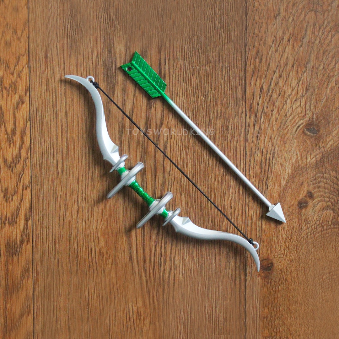 1/6 Scale Bow and Arrow Model Mini Toy for Decoration Only Alloy Metal ...