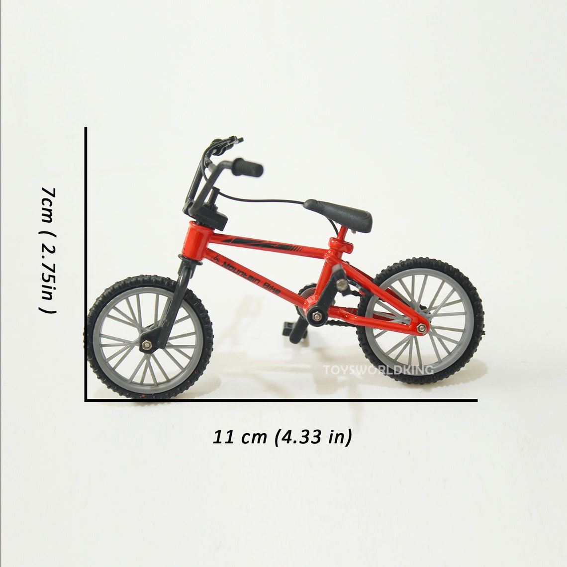 1/12 Scale Children Mountain Bike Bicycle Red Miniature Model - Etsy