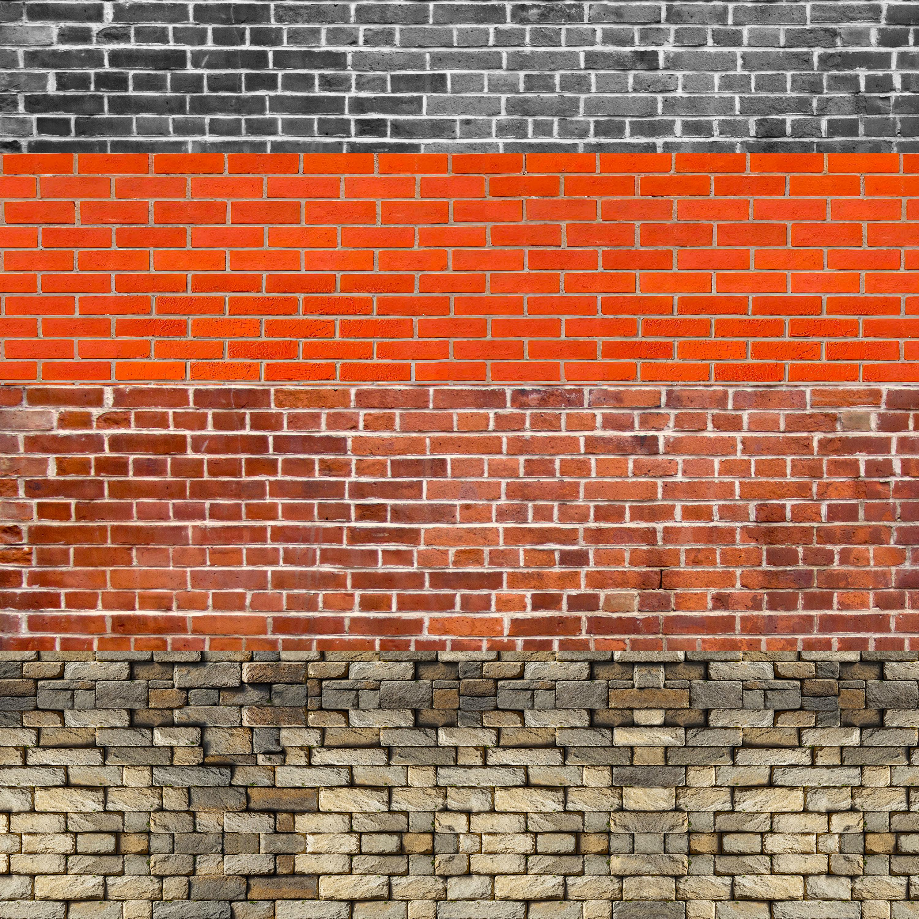 Printable Brick Wall Backdrop Set, 1/6 Scale Diorama Background, A3 PDF ...