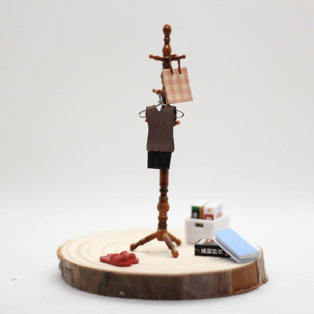 1/12 Scale Dollhouse Clothes Stand Hanger Set Model Miniature Toys - Etsy