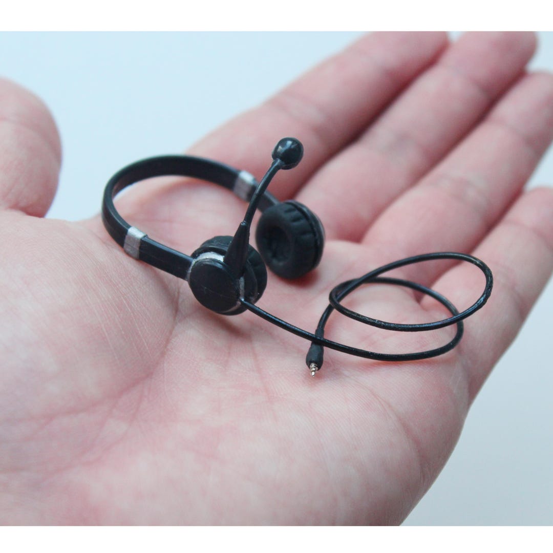 1/6 Scale Headphone Mini Model Toy for 12 in Doll Diorama - Etsy