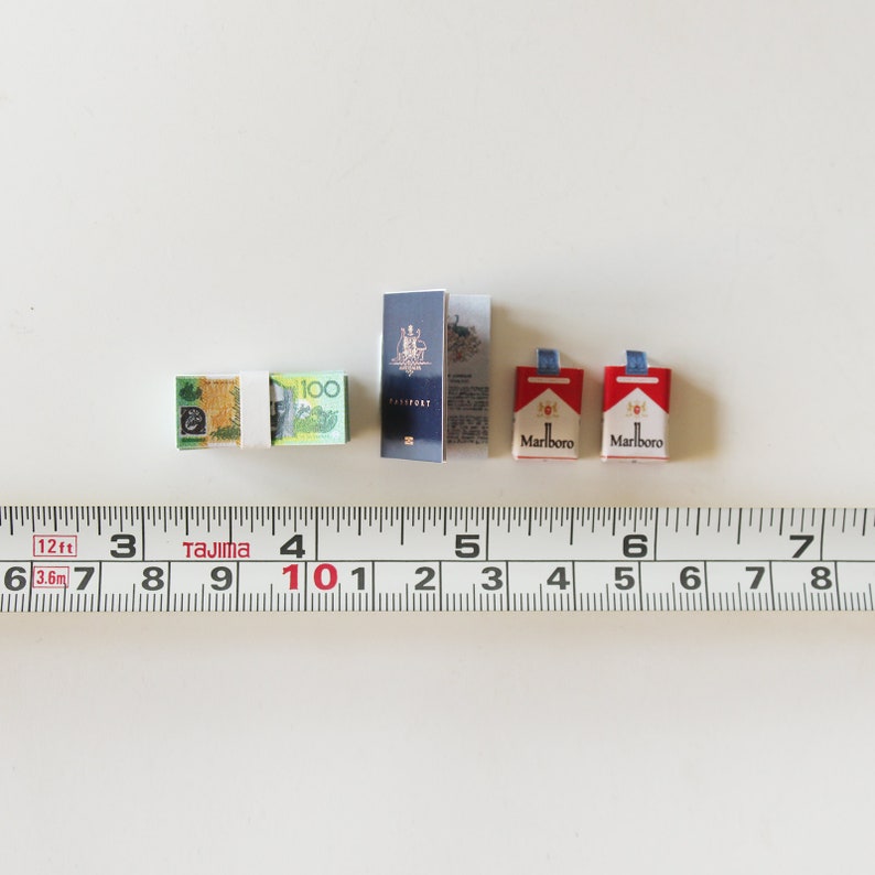 1/6 Scale Australian Passport Cash Cigarette Packs Models for - Etsy ...