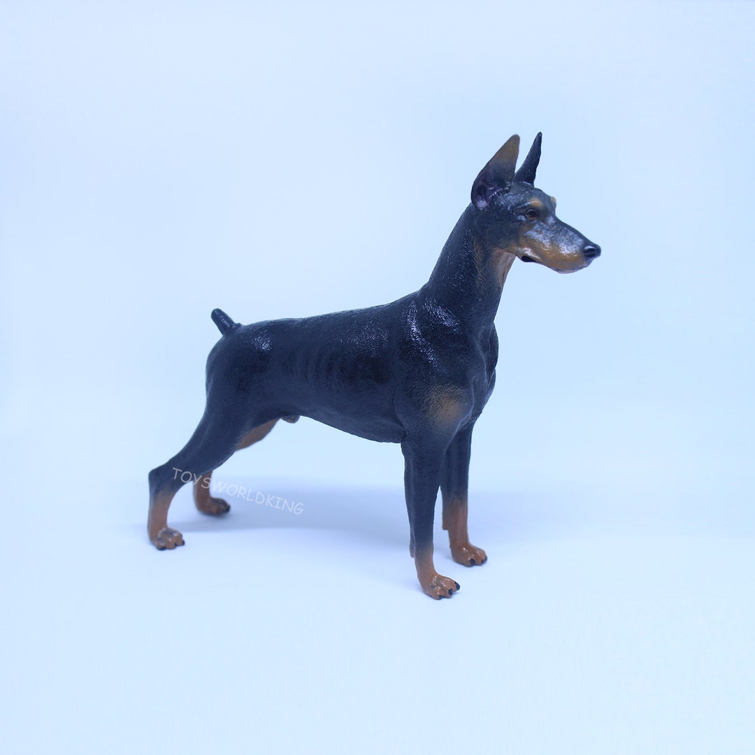 1/6 Scale Dobermann Dog Figurine: Animal Toy for 12in Action Figure - Etsy