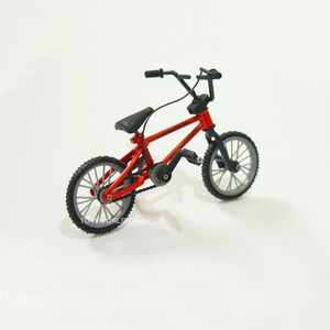 1/12 Scale Children Mountain Bike Bicycle Red Miniature Model Toy for ...