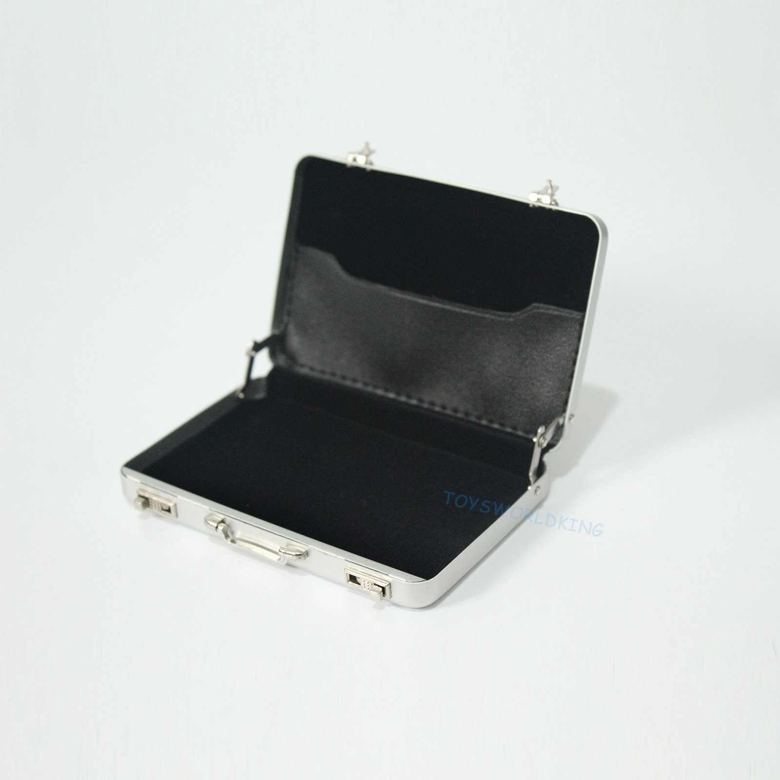 1:6 Scale Briefcase Silvery Metal Model Mini Toy for 12 - Etsy